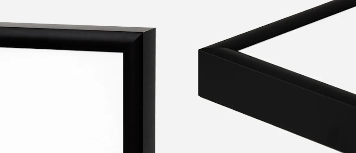 Black Metal Frames Online - Matte black metal frames