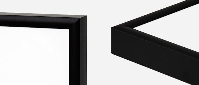 Black Metal Frames Online - Matte black metal frames