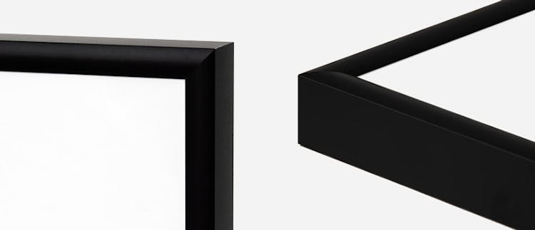 Black Metal Frames Online - Matte black metal frames