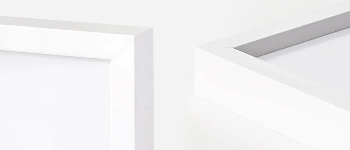 Buy white wooden frames - White wood frame for Posters