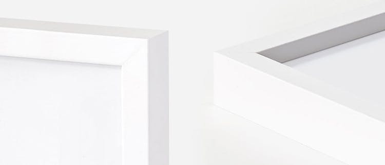 Buy white wooden frames - White wood frame for Posters