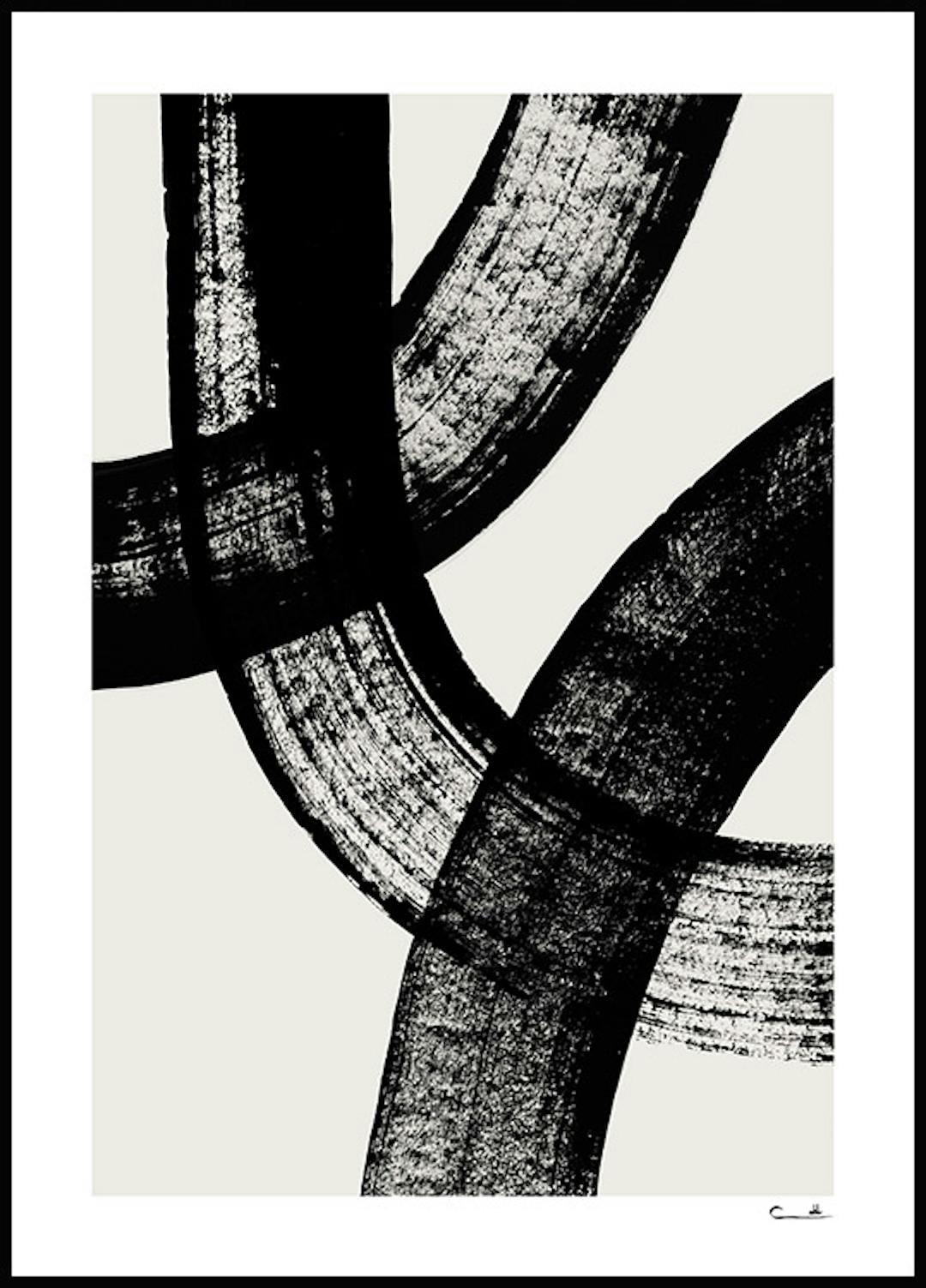 Abstract Blue Watercolour No2 Poster | Abstract Wall Art Blue ...