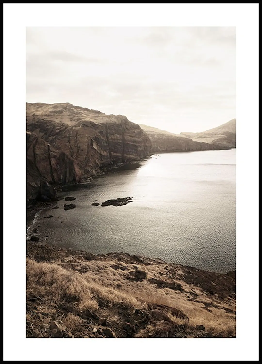 Mountain Road. Poster | Art mural de route de montagne sereine | Poster ...