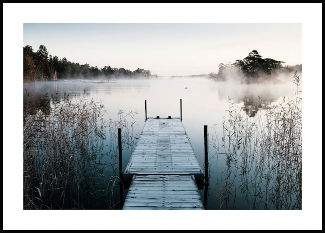 Clear Lake Poster | Trees Lake Wall Decor | Poster Store USA