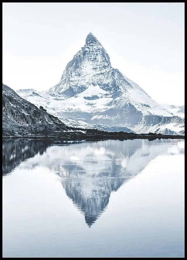 Mountain Road. Poster | Art mural de route de montagne sereine | Poster ...