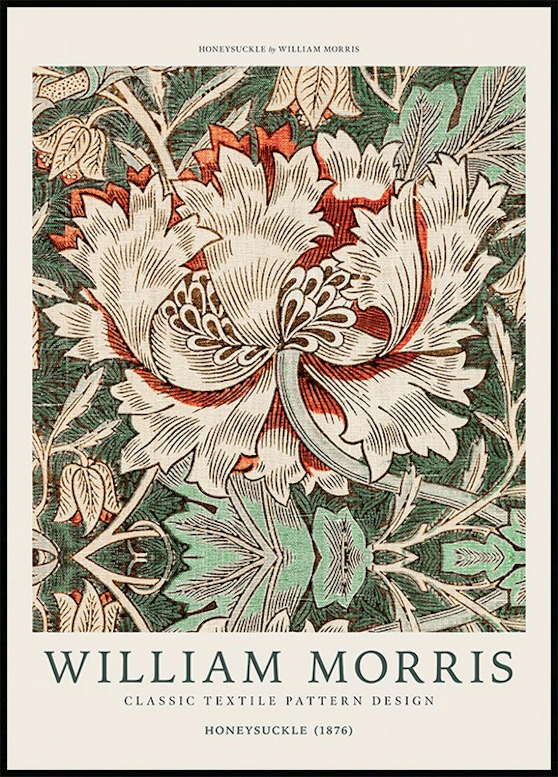 William Morris - Acanthus PortiÃ¨re Poster | William Morris Botanical ...