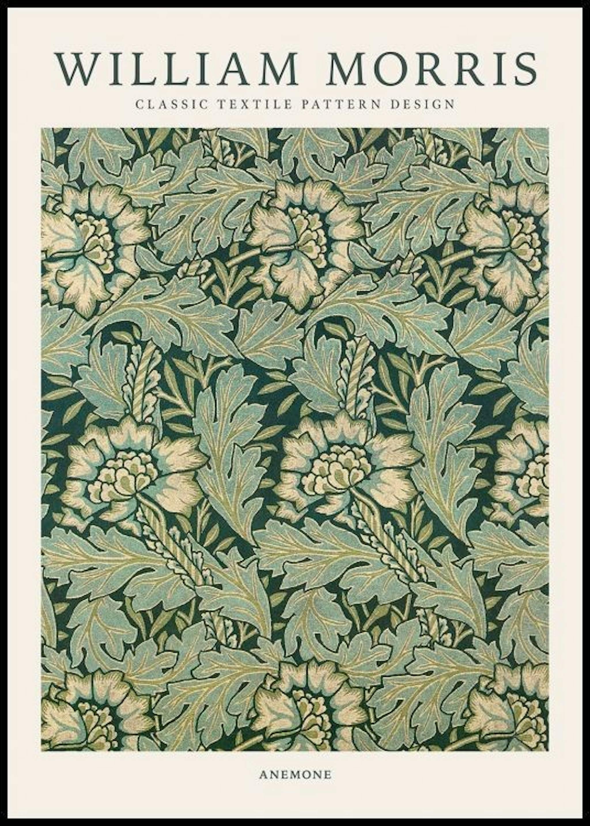 William Morris - Acanthus PortiÃ¨re Poster | William Morris Botanical ...