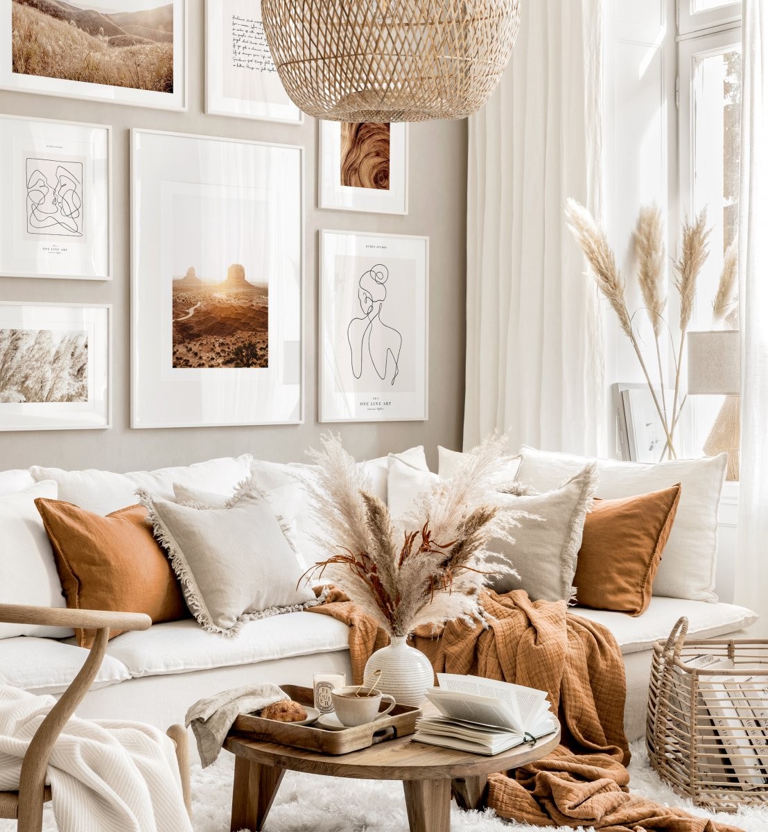 Modern artsy living room store