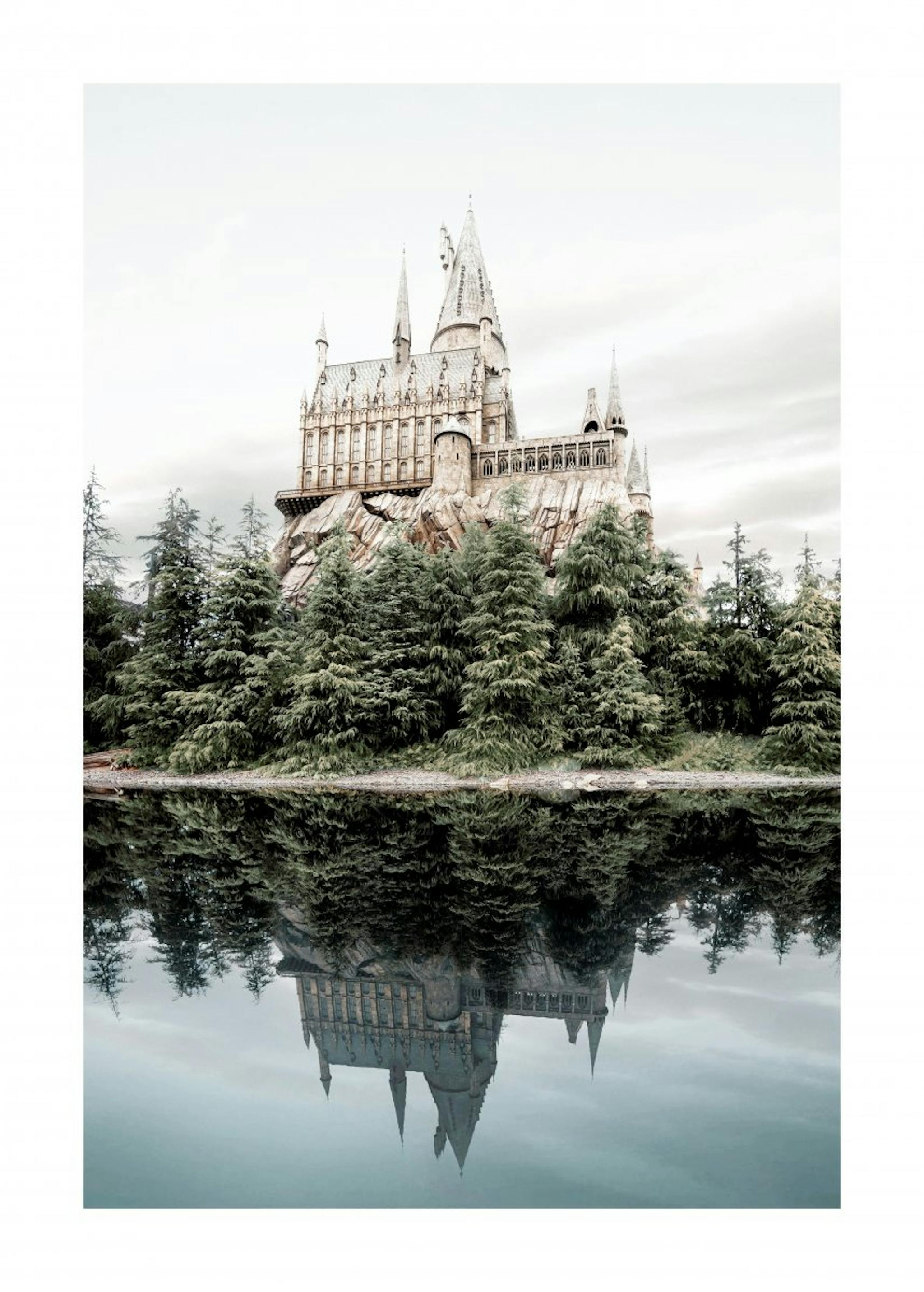 Harry Potter wanddecoratie Hogwarts posters gouden kaders