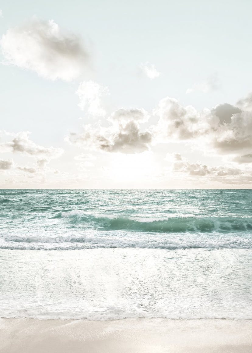 Beautiful turquoise gallery wall Santorini prints turquoise living room ...