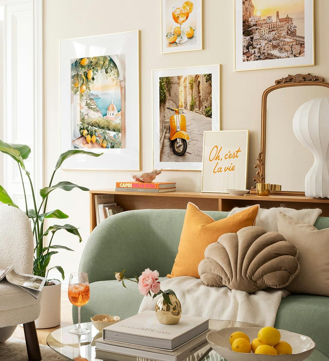 Fotowand inspiratie | Inrichten met posters