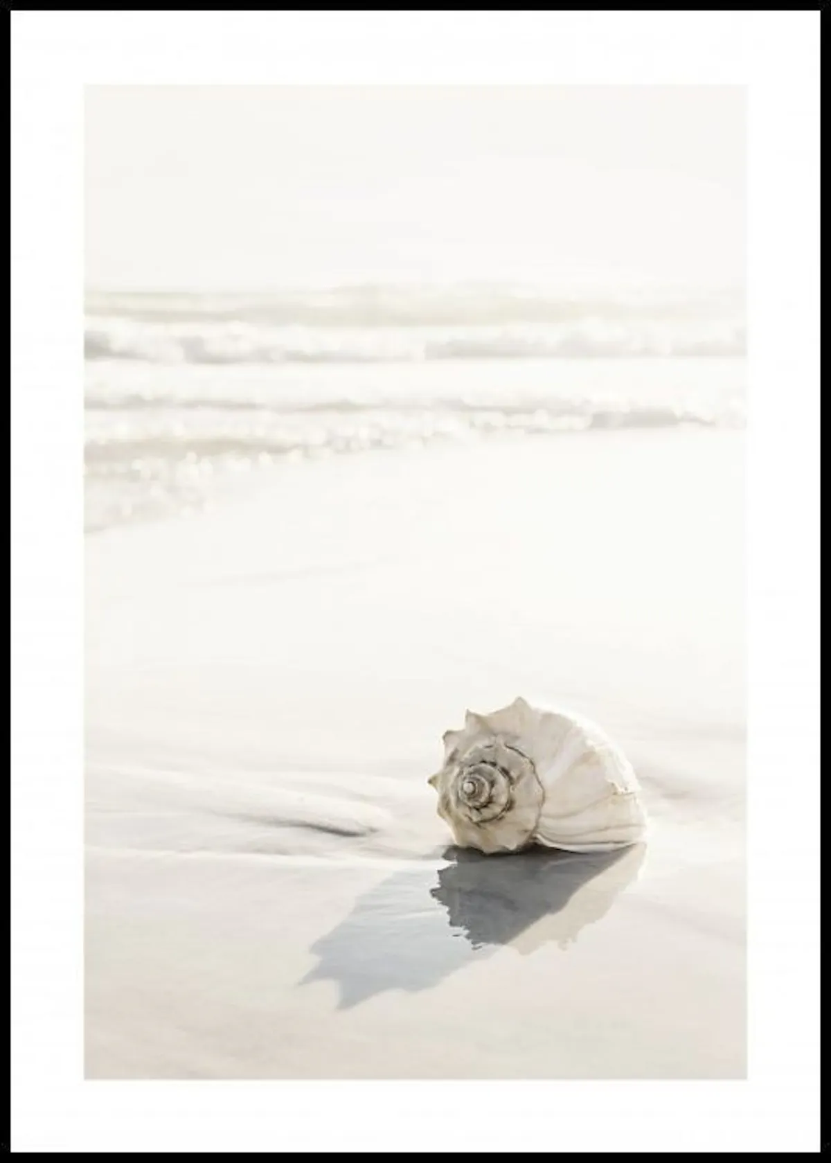 Glimmering Sea Poster - Landscape Beach Print