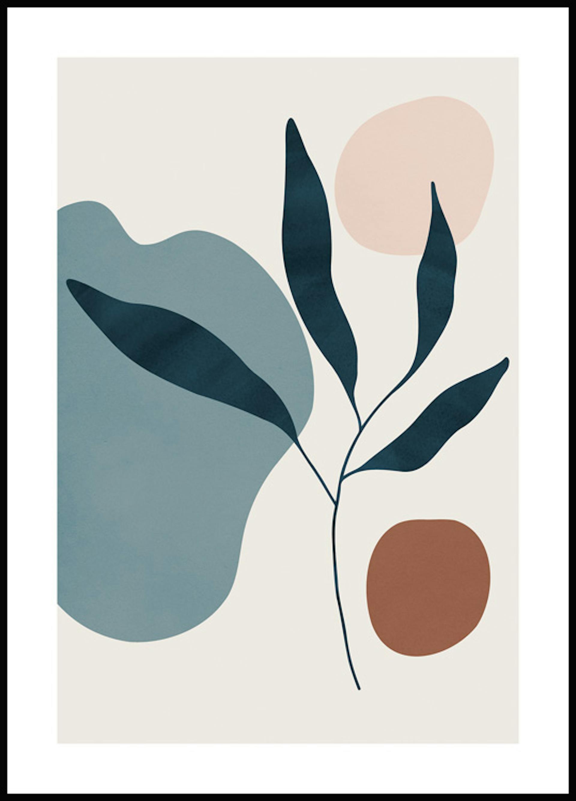 Abstract Branch Poster | Fern Art for Modern Decor | Poster Store USA