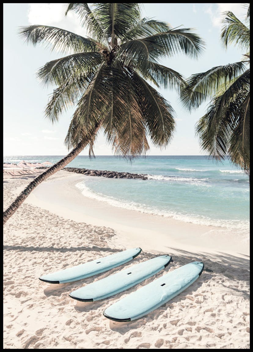 California Surf Van Poster | California Travel Poster | Poster Store USA