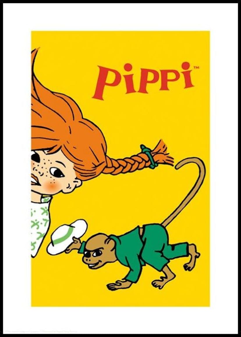 Pippi Longstocking Riding Poster | Adventures of Pippi Longstocking ...
