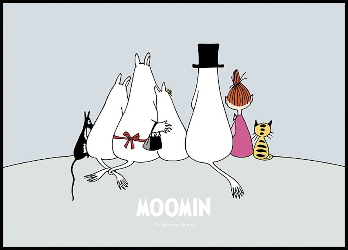 Mumin - Karaktärer Poster | Unik konst med Muminfigurer | Poster Store ...