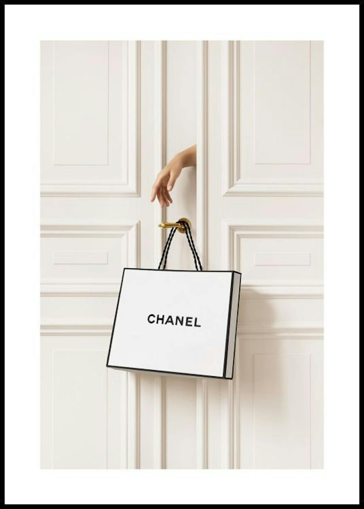 Pink Chanel Shop Poster | Pink Chanel Poster for Chic Home Decor ...