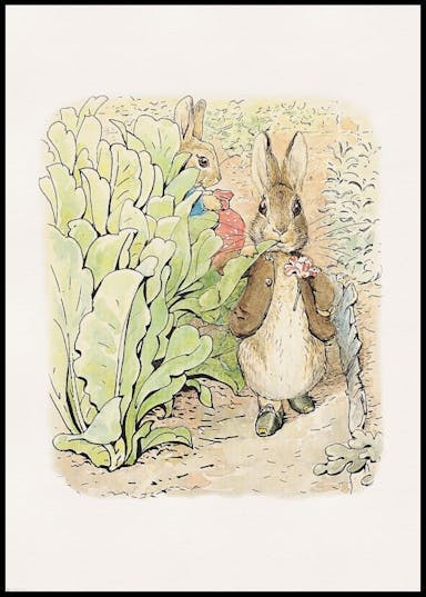 Peter Rabbit Characters Poster | Peter Hase Charaktere | Kinderzimmer ...