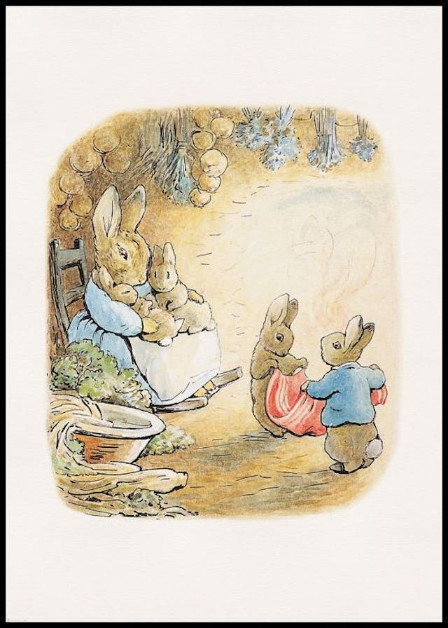 Tales of Peter Rabbit & Friends Poster | Whimsical Beatrix Potter ...