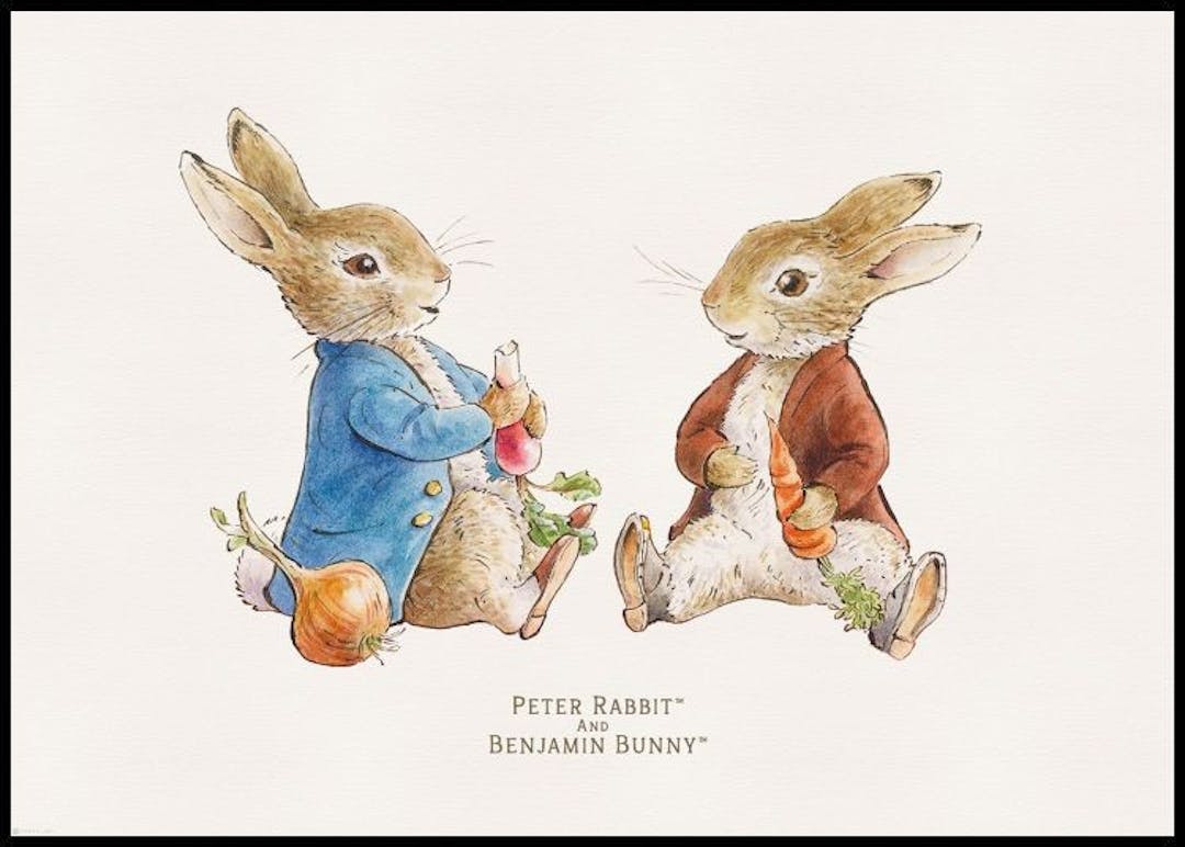 Tales of Peter Rabbit & Friends Poster | Whimsical Beatrix Potter ...