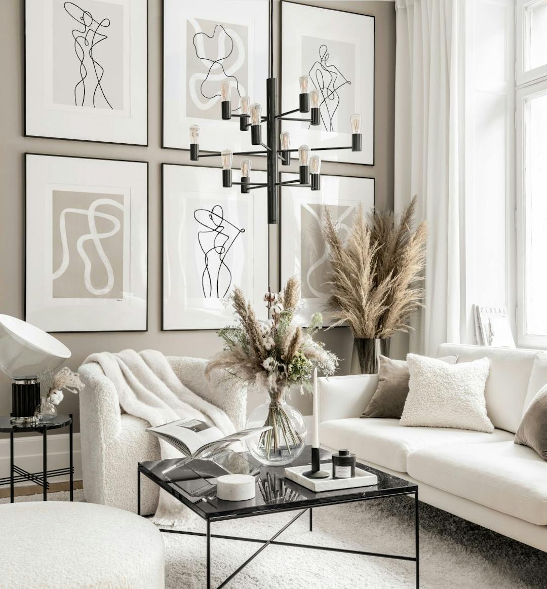 Line art | Gallery walls | Posterstore.com